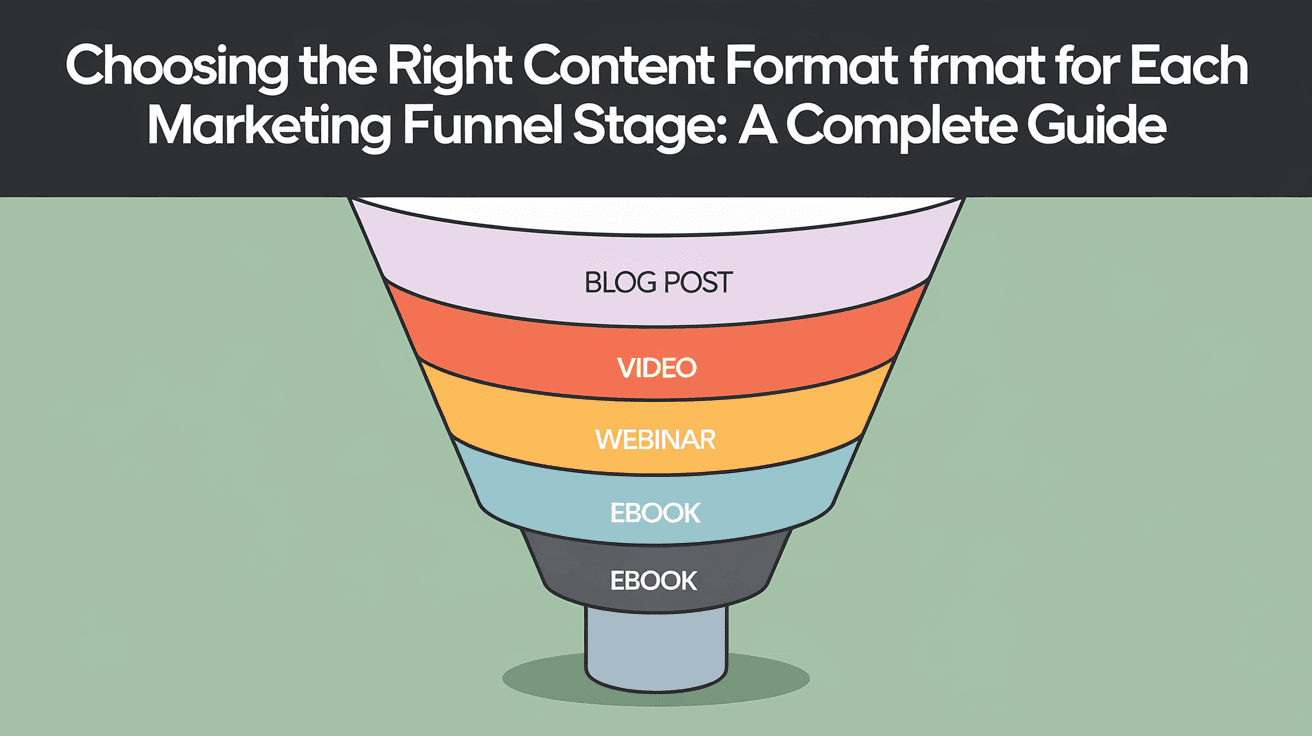 Choosing the Right Content Format for Each Marketing Funnel Stage: A ...